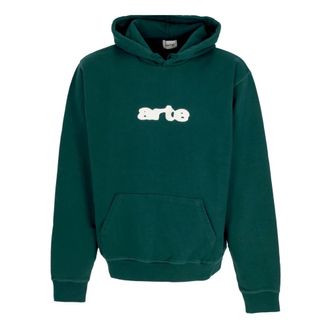 Arte Gr&uuml;ner Logo Bestickter Kapuzenpullover - - Sweatshirts & Hoodies - Herren - Gr&uuml;n - XL
