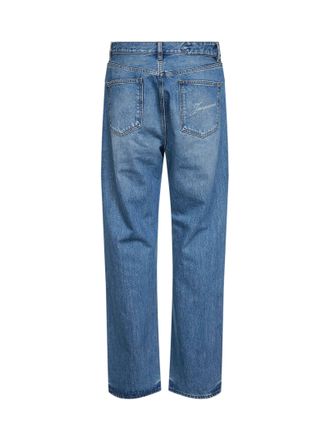 Jacquemus Mens Straight Jeans De-N&icirc;mes Blue Cotton