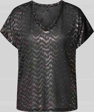 Only T-Shirt mit Allover-Print