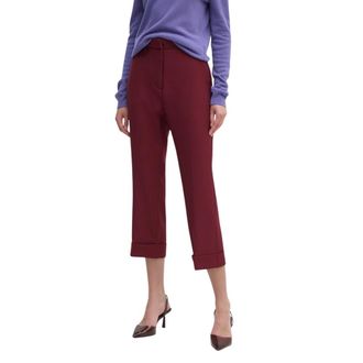 DKNY Cropped Hosen - - Trousers - Damen - Rot - S