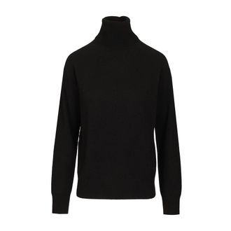Emporio Armani Kaschmir-Rollkragenpullover - - Knitwear - Damen - Schwarzk - M