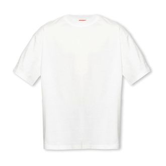 Diesel Homme, Tops, Blanc, Taille: XL T-shirt ras du cou