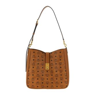 MCM Visetos Hobo Schultertasche - - Bags - Damen - Braun - ONE SIZE
