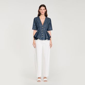 Sandro Veste &agrave; sequins