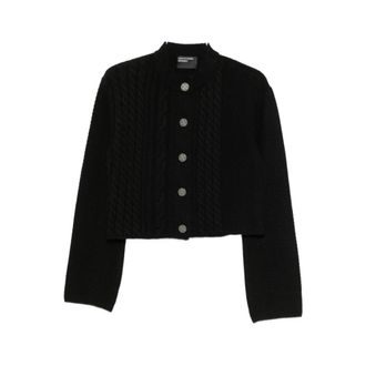 Enfants Riches Deprimes Femme, Pulls, Noir, Taille: 38 FR Cropped Cardigan