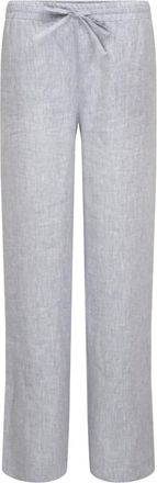 Seidensticker Damen Leinenhose Regular Fit Pants, Hellblau, 46 EU