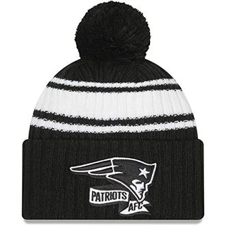 New Era Sideline Noir Bonnet Beanie - New England Patriots