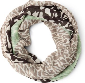 Street One Gemusterter Loop-Schal molten earth A