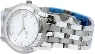 Gucci Montre vintage pr&eacute;-poss&eacute;d&eacute;e - Homme - Pre-owned - Blanc - Taille: ONE Size