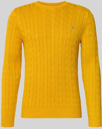GANT Regular Fit Pullover mit Logo-Stickerei