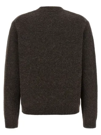 Maison Kitsun&eacute; Intarsia Dressed Fox Sweater - Brown