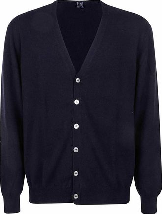 Fedeli Rundhalspullover - Blau