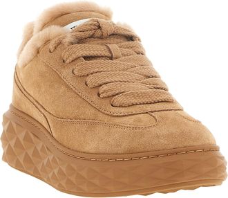 Jimmy Choo London Diamond Maxi Sneakers - Beige
