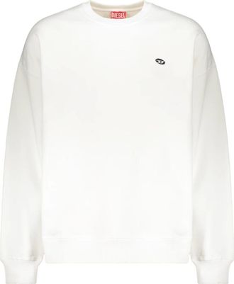 Diesel Homme, Sweatshirts et sweats &agrave; capuche, Blanc, Taille: XL SweaT-shirt avec &eacute;cusson logo