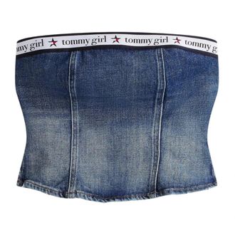 Tommy Jeans Damen, Oberteile, Blau, XSGr&ouml;&szlig;e