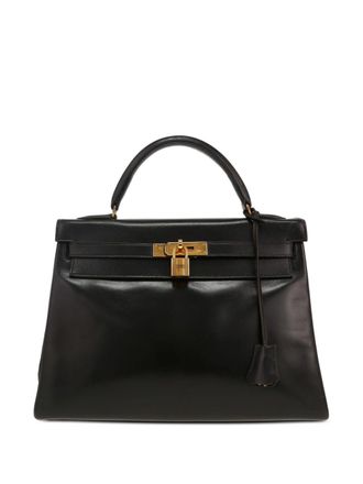 Hermès sac à main Kelly 32 pre-owned - Noir