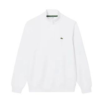 Lacoste SweaT-shirt Molleton Zipp&eacute; - Homme - Sweatshirts et sweats &agrave; capuche - Blanc - Taille: M