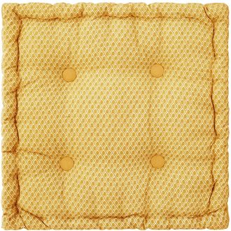 Atmosphera Atmosphera - Bodenkissen Otto - Baumwolle - senfgelb 40 × 40 cm - Gelb