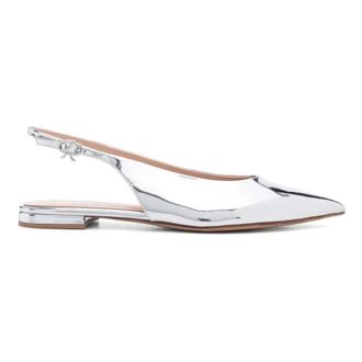 Gianvito Rossi Femme, Chaussures, Gris, Taille: 40 EU Ballerines &agrave; Bride Arri&egrave;re