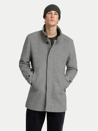 Selected Wollmantel 16094322 Grau Regular Fit