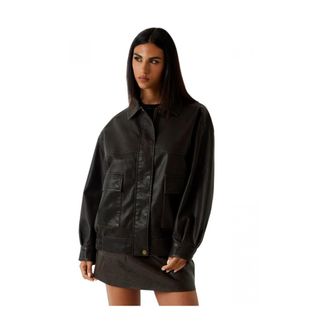 Guess Femme, Vestes, Brun, Taille: 40 FR Bomber Jacket