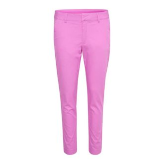Kaffe Slim Fit Chino Hose Cyclamen - - Trousers - Damen - Rosa - L