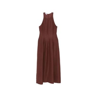Brunello Cucinelli &Auml;rmelloses- mehrteiliges Maxikleid - - Dresses - Damen - Braun - S