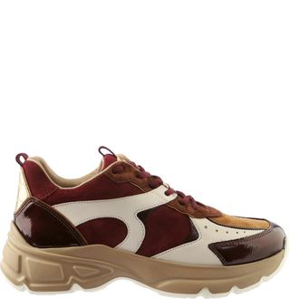 Högl Högl Damen Faith Sneaker, Cabernet Multi, 38.5 EU X-Weit