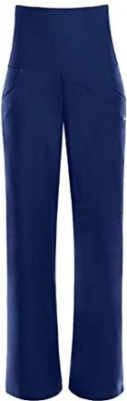 Winshape Cul601c Culottes Confortables et fonctionnelles « Taille Haute » Pantalon de survêtement, Bleu foncé, s Femme