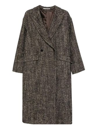 Tagliatore manteau Linden &agrave; boutonni&egrave;re crois&eacute;e - Marron