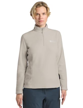 Jack Wolfskin Damen Taunus HZ W Pullover, Pale Sand, XL