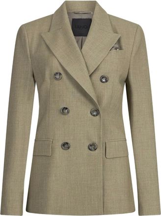 Liu Jo blazer croisé à revers crantés - Vert