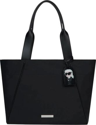 Karl Lagerfeld Femme, Sacs, Noir, Taille: ONE Size Ikon Tote