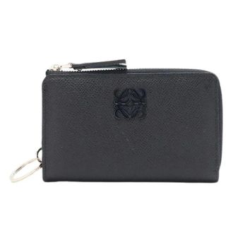 Loewe Portefeuille porte-cartes en cuir Pre-owned - Femme - Pre-owned - Noir - Taille: ONE Size