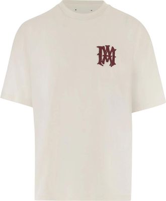 Amiri Homme, Tops, Blanc, Taille: XL T-shirt en coton avec logo
