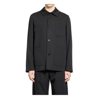 Lardini Homme, Vestes, Bleu, Taille: S Surchemise en lin