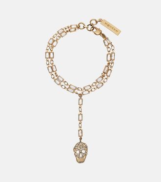 Alexander McQueen Armband mit Kristallen