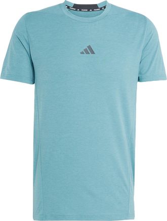 adidas Mens Designed for Training Workout T-Shirt Preloved Teal 2XL
