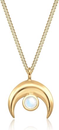 Elli Damen-Collier Versilbert Mondstein 0103390918_40