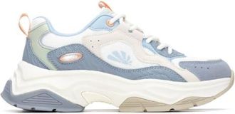 Refresh Sneakers Femme Bleu Jean - Chaussures Confortables et polyvalentes - Mode d&eacute;contract&eacute;e - Mod&egrave;le 17504701 (Taille37)