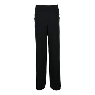 Max Mara Femme, Pantalons, Noir, Taille: 40 FR Rina Wide Pantalons