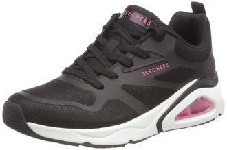 Skechers Damen Tres-Air UNO Revolution-Airy Sneaker, Black Hot Melt/Mesh, 36.5 EU