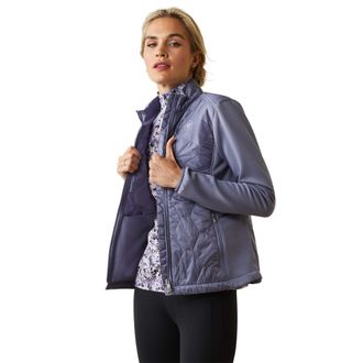 Ariat Womens Fusion Insulated Jacket Long Sleeve in Dusky Granite, Size X-Small, by Ariat