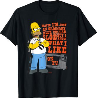 The Simpsons Homer Simpson Just an Ordinary Blue Collar Slob T-Shirt