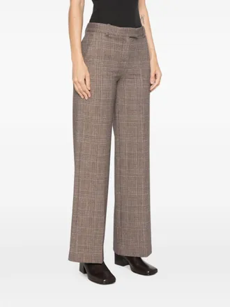 Circolo 1901 Prince of Wales Check Trousers - Brown