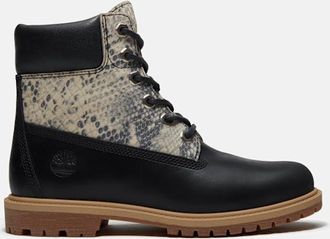 Timberland Premium Suede 6-Inch Boot aus Wildleder f&uuml;r Damen in Schwarz, Damen, Schwarz, Gr&ouml;&szlig;e
