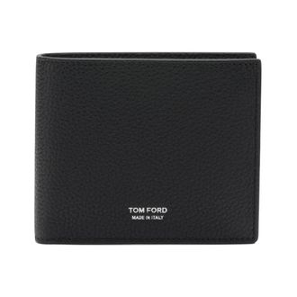 Tom Ford Klassische Bifold-Geldb&ouml;rse aus genarbtem Leder - - Accessories - Herren - Schwarzk - ONE SIZE