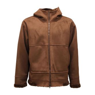 Herno Ecomontone Shearling Jacke - - Jackets - Herren - Braun - XL