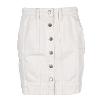 Ralph Lauren Gonna in Denim - - Skirts - Damen - Wei&szlig; - XS