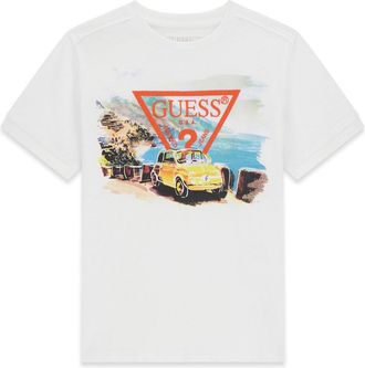 Guess T-Shirt L6GI08 K8HM4 Wei&szlig; Regular Fit